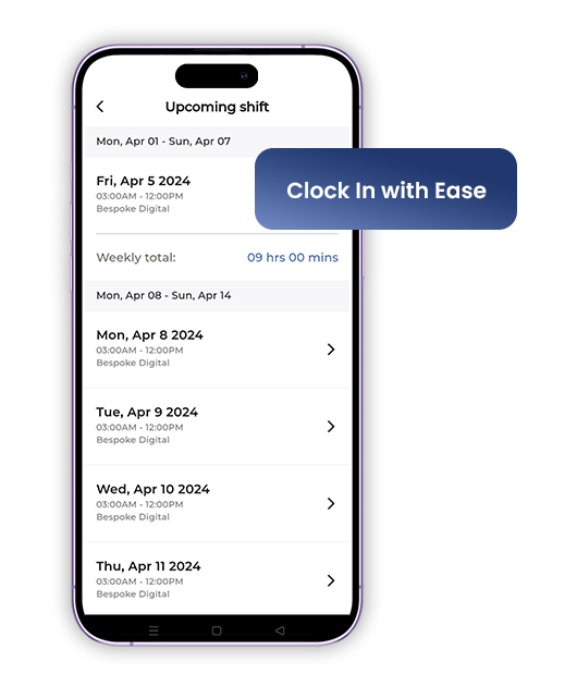 Worker's Mobile App