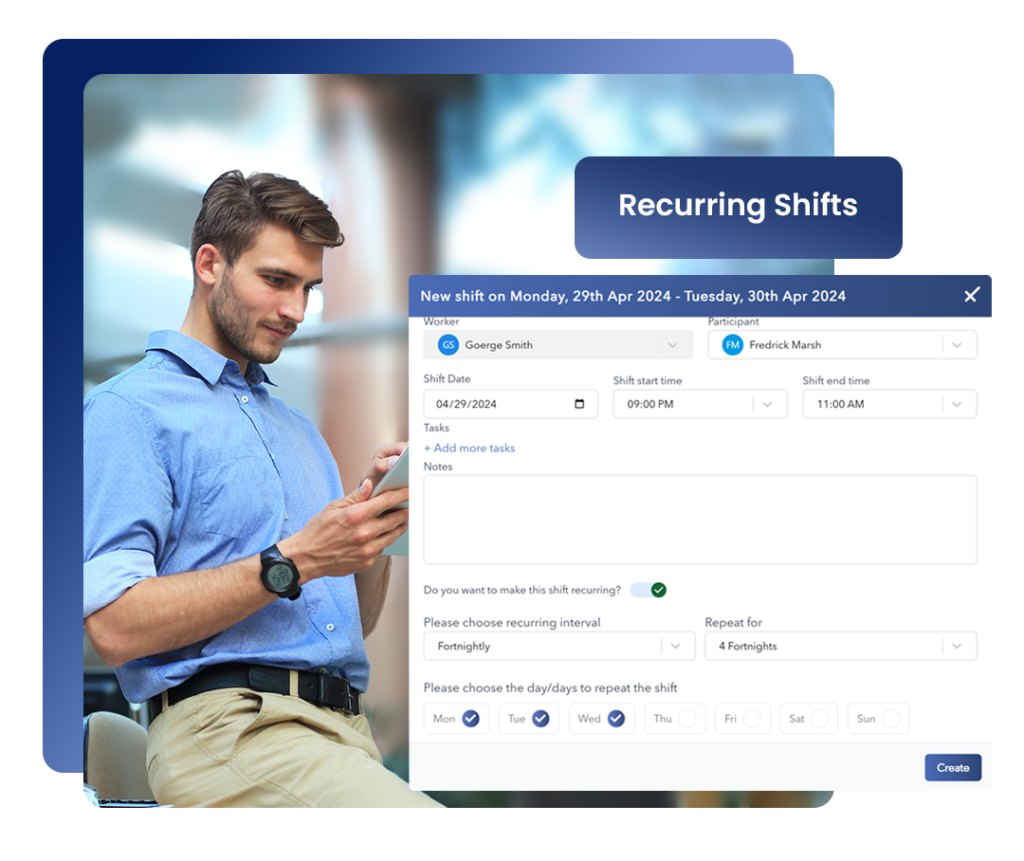 NDIS Rostering Software System