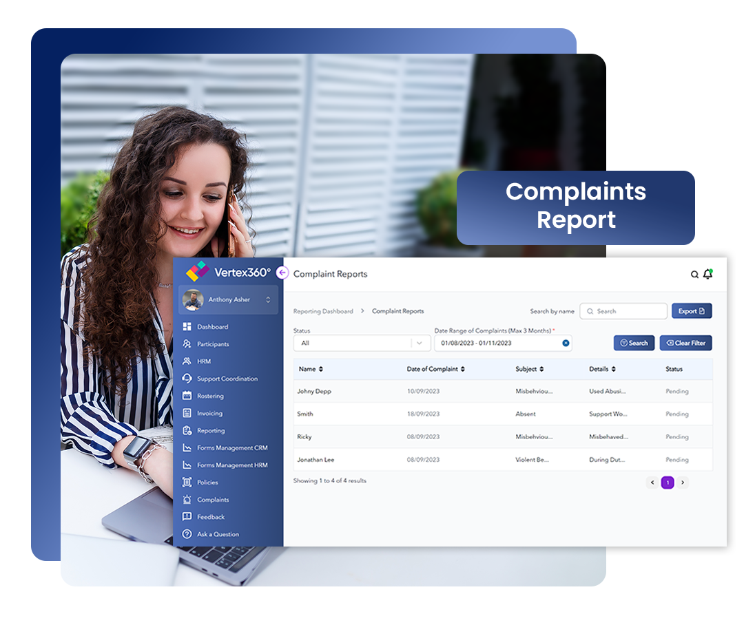 NDIS Reporting Software