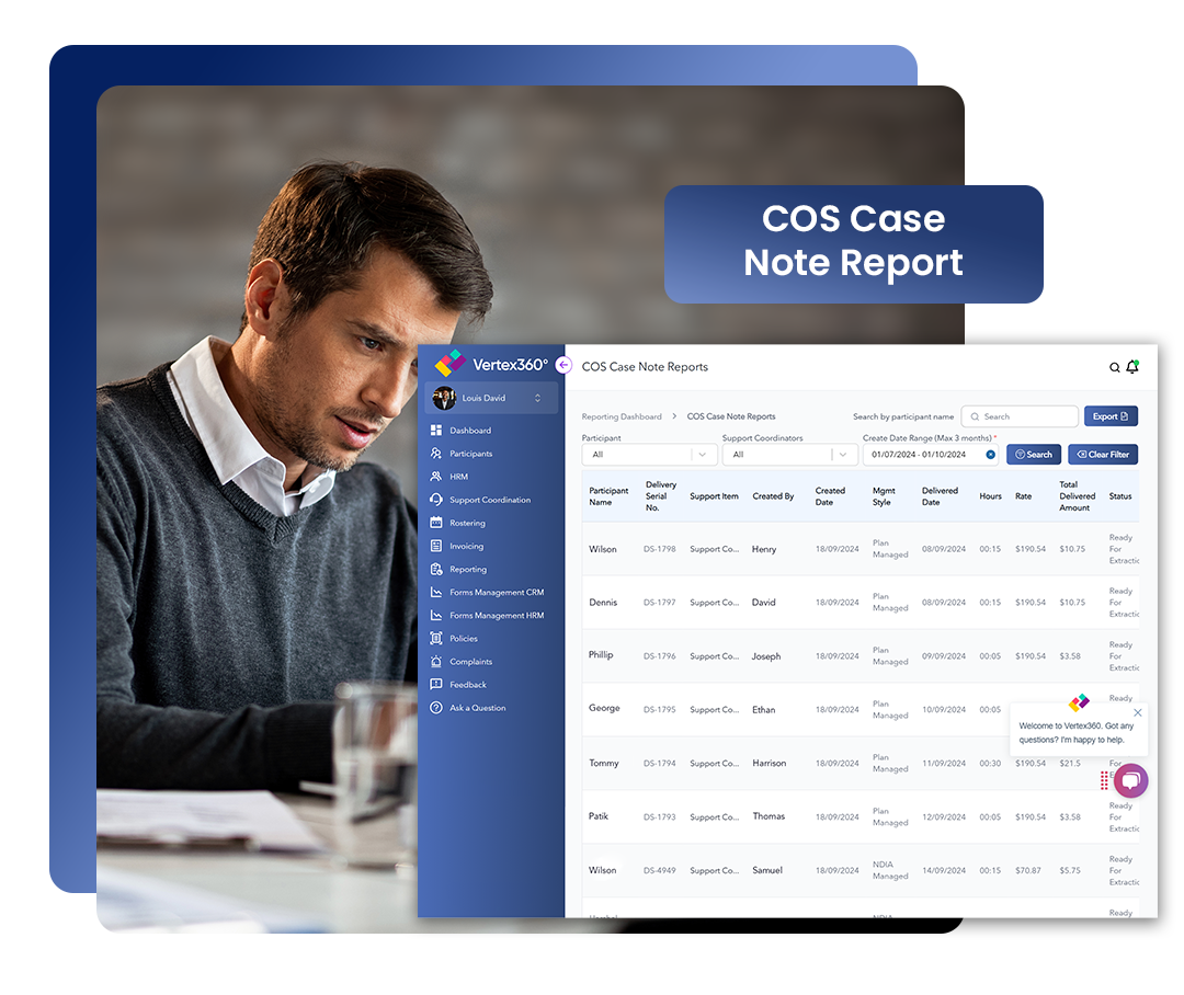 NDIS Reporting Software