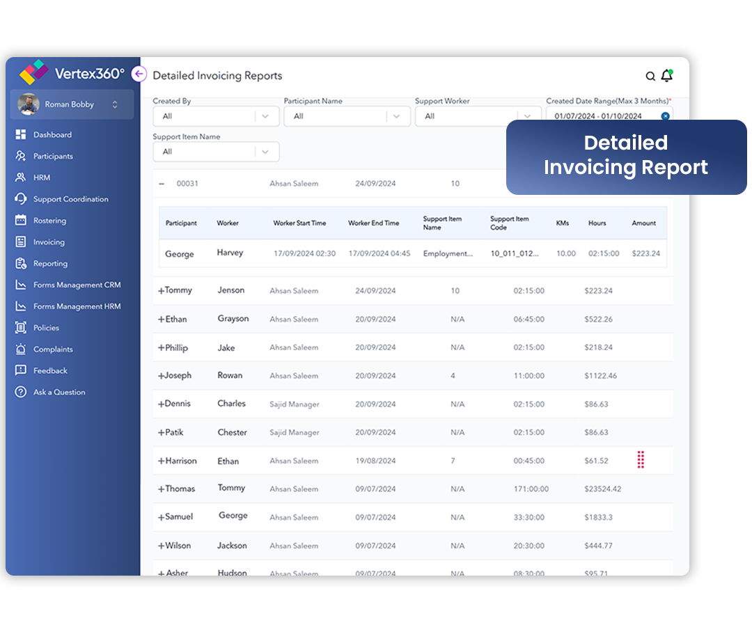 NDIS Reporting Software