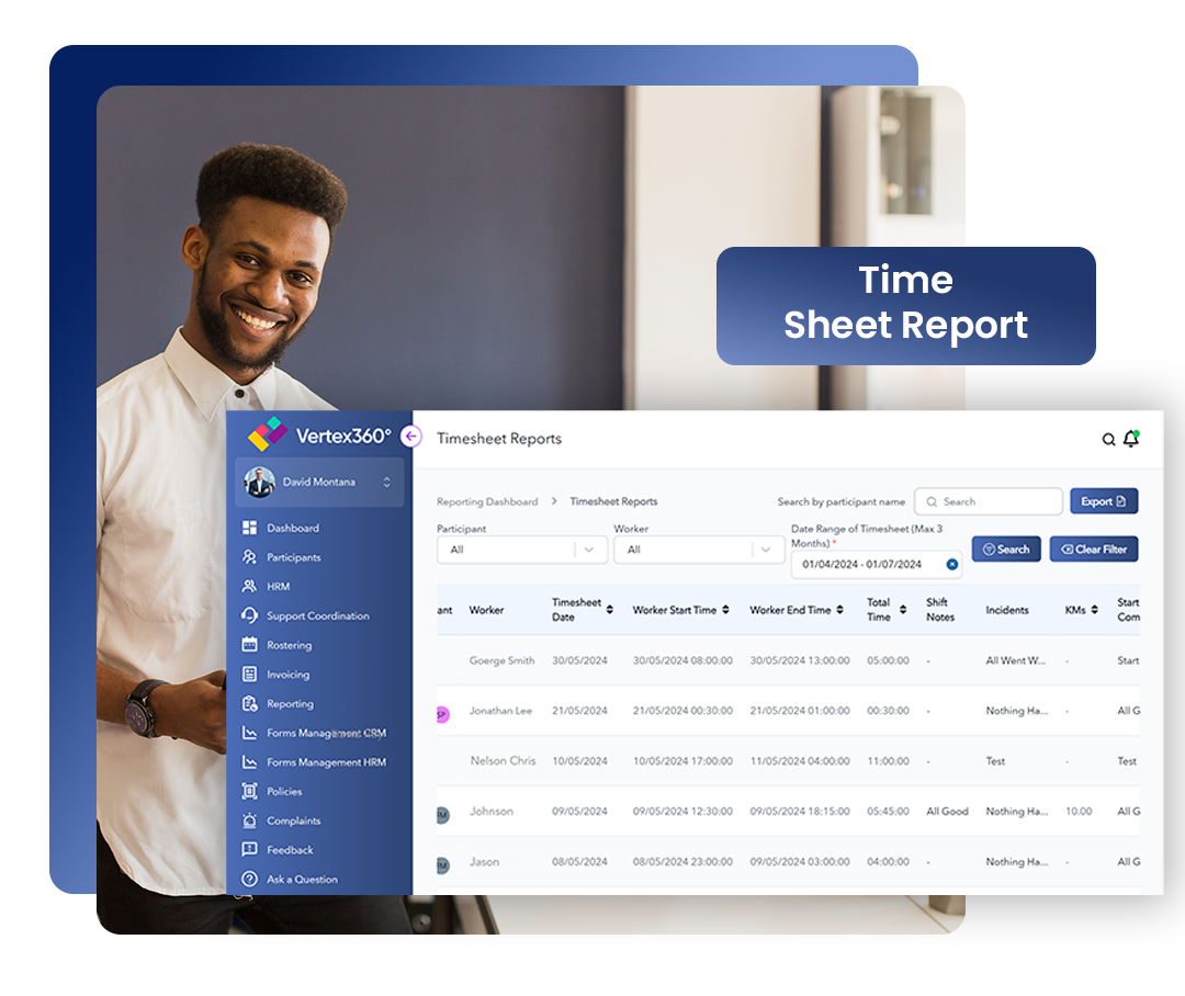 NDIS Reporting Software
