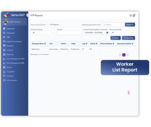 NDIS Reporting Software